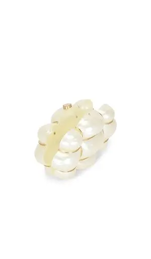 Cult Gaia Bolla Clutch - Ivory