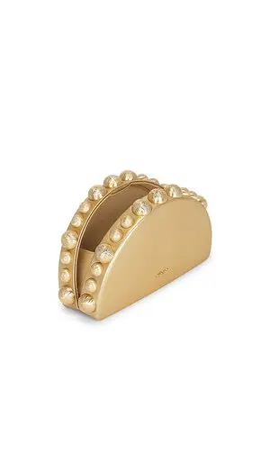 Cult Gaia Gili Clutch - Brass
