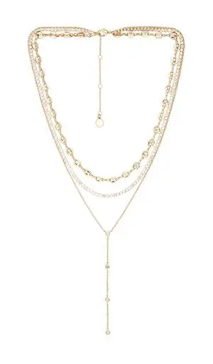 Baublebar Catalina Layered Necklace With Crystal Embellishments - Gold