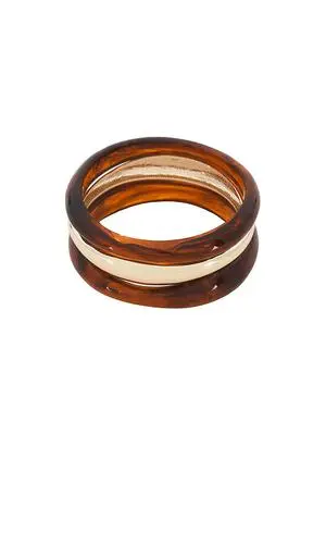 Baublebar Raven Resin Bangle Set In Metallic
