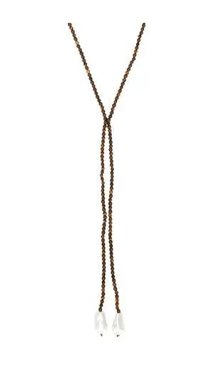 Baublebar Semi Precious Pearl Wrap Necklace