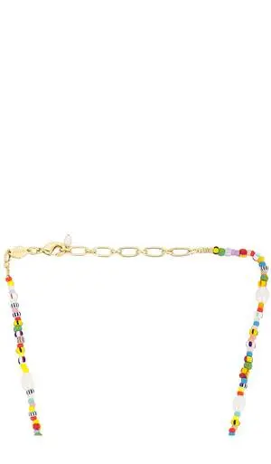 Anni Lu Petit Alaia Necklace In Yellow