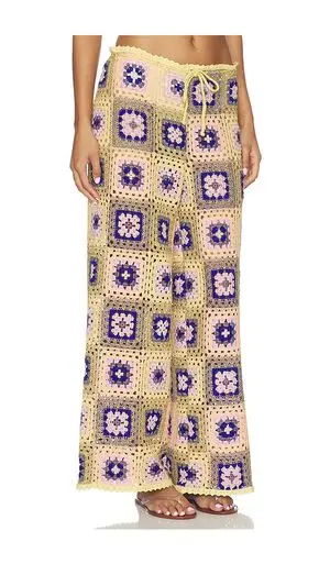 Agua Bendita Crochet Wide Leg Pants