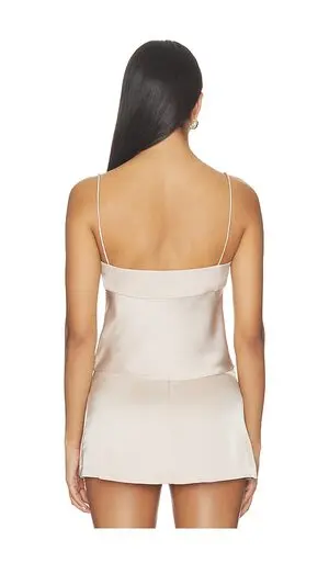 Amanda Uprichard Jamie Top In Cream