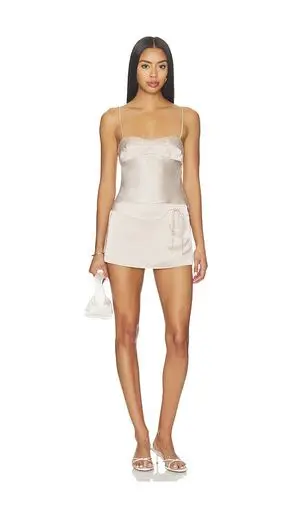 Amanda Uprichard Jamie Top In Cream
