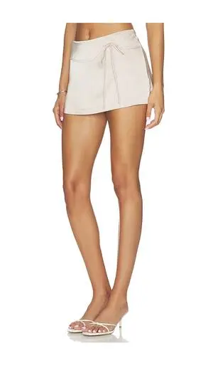 Amanda Uprichard X Mila Skort In Cream