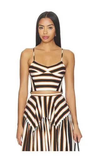 Amanda Uprichard Spencer Top In Multi