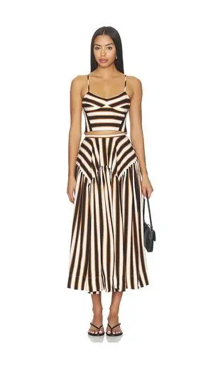 Amanda Uprichard Spencer Top In Multi