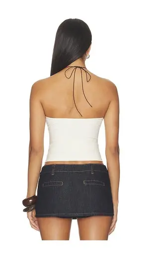 I.AM.GIA Halterneck Top With Cut-out Detailing