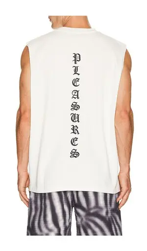 PLEASURES Sorrow Tank - White