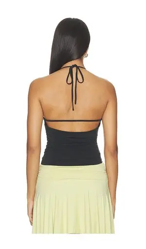 Free People Toni Beaded Halterneck Tank