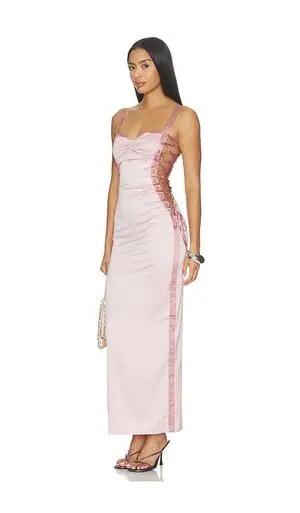 I.AM.GIA Ashlee Maxi Dress With Lace-up Detail
