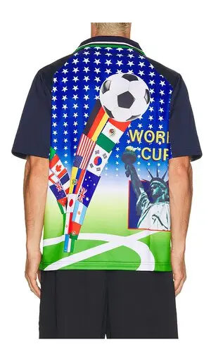 PLEASURES Flags Jersey In Blue