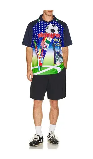PLEASURES Flags Jersey In Blue