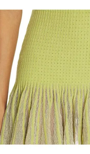 JADED LONDON Knit Dress With Contrast Mesh Skirt