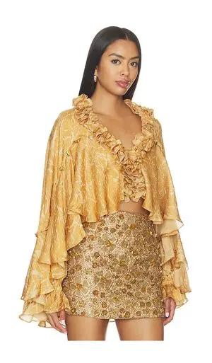 LA FUORI Ruffle Top