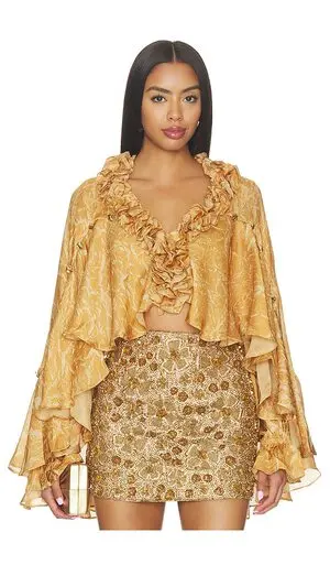 LA FUORI Ruffle Top