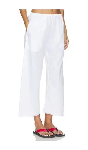 LESET Yoko Lace Crop Pant