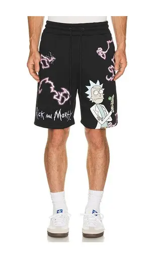 REASON Rick And Morty Fleece Shorts