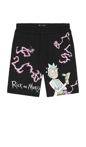 REASON Rick And Morty Fleece Shorts