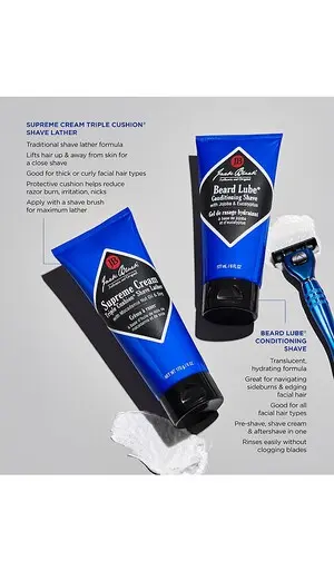 Jack Black Supreme Cream Triple Cushion Shave Lather