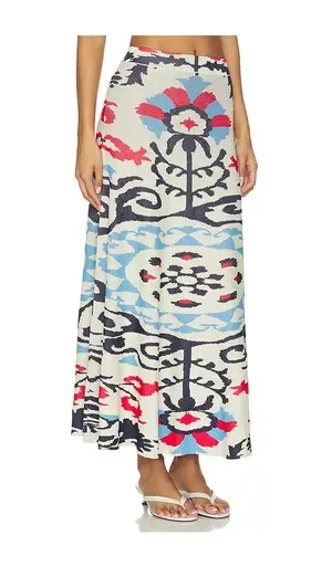 Misa Ocean Midi Skirt