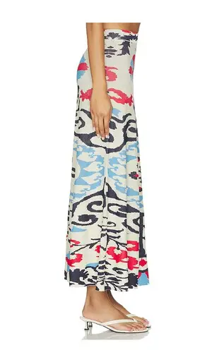 Misa Ocean Midi Skirt