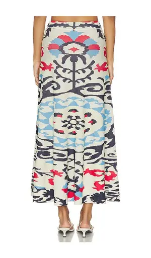 Misa Ocean Midi Skirt