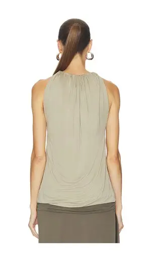 GEEL Perla Top In Olive