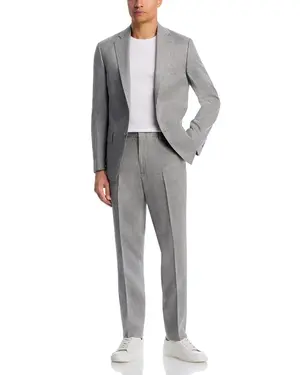 Vince Delave Linen Slim Fit Suit Jacket With Notched Lapels