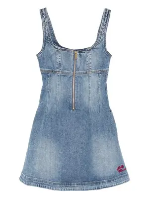 SELF-PORTRAIT SELF-PORTRAIT Denim Mini Dress