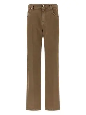 HAIKURE Five-pocket Jeans Brown
