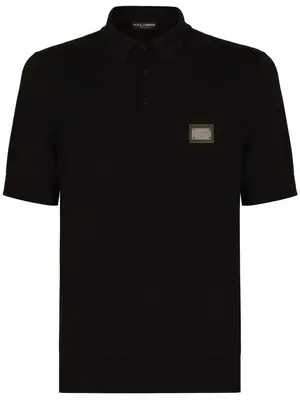 Dolce & Gabbana Virgin Wool Polo With Logo