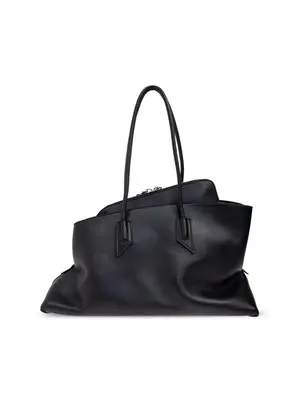 Attico La Passeggiata Top Medium Shoulder Bag - Black