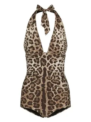 Dolce & Gabbana Printed One-piece Swimsuit - Multi
