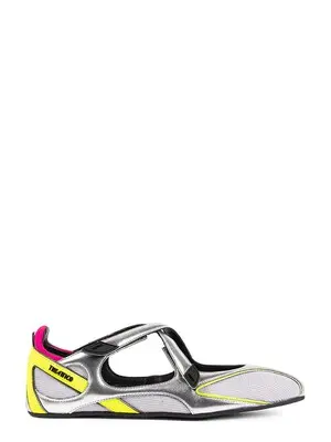 Attico Floor 001 Ballerinas - Metallic