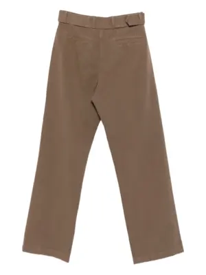 Dries Van Noten Pennine Belted Cotton Trousers