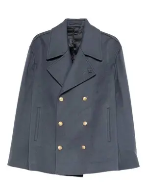 LARDINI Double-breasted Coat Blue