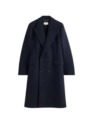 Brunello Cucinelli Kiton Double-breasted Coat - Blue