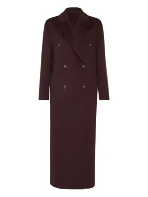 LARDINI Double-breasted Coat Red