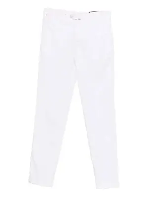 Kiton Buttoned Trousers - White