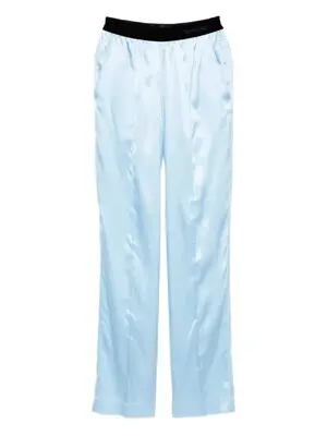 TOM FORD Satin Trousers - Blue