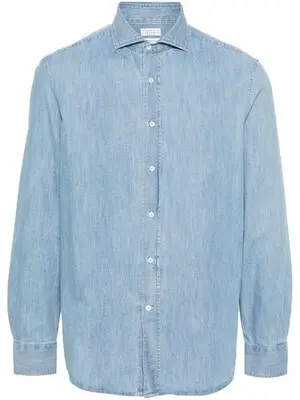 Brunello Cucinelli Denim Shirt - Blue