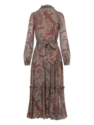 Etro Long Dress With Paisley Print