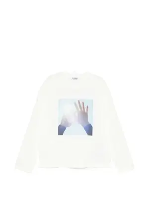 Rick Owens Long-sleeved T-shirt - White