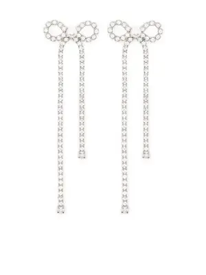 SELF-PORTRAIT Crystal Drop Earrings