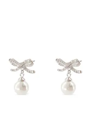 SELF-PORTRAIT Bow Drop Earrings
