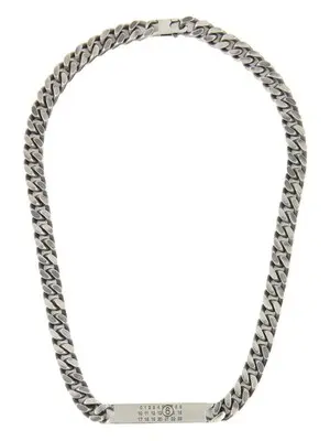 MAISON MARGIELA Logo Necklace - Metallic