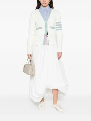 Thom Browne Cardigan With Striped Details