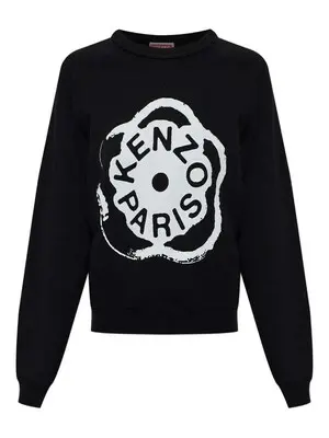Kenzo Printed Sweater - Black